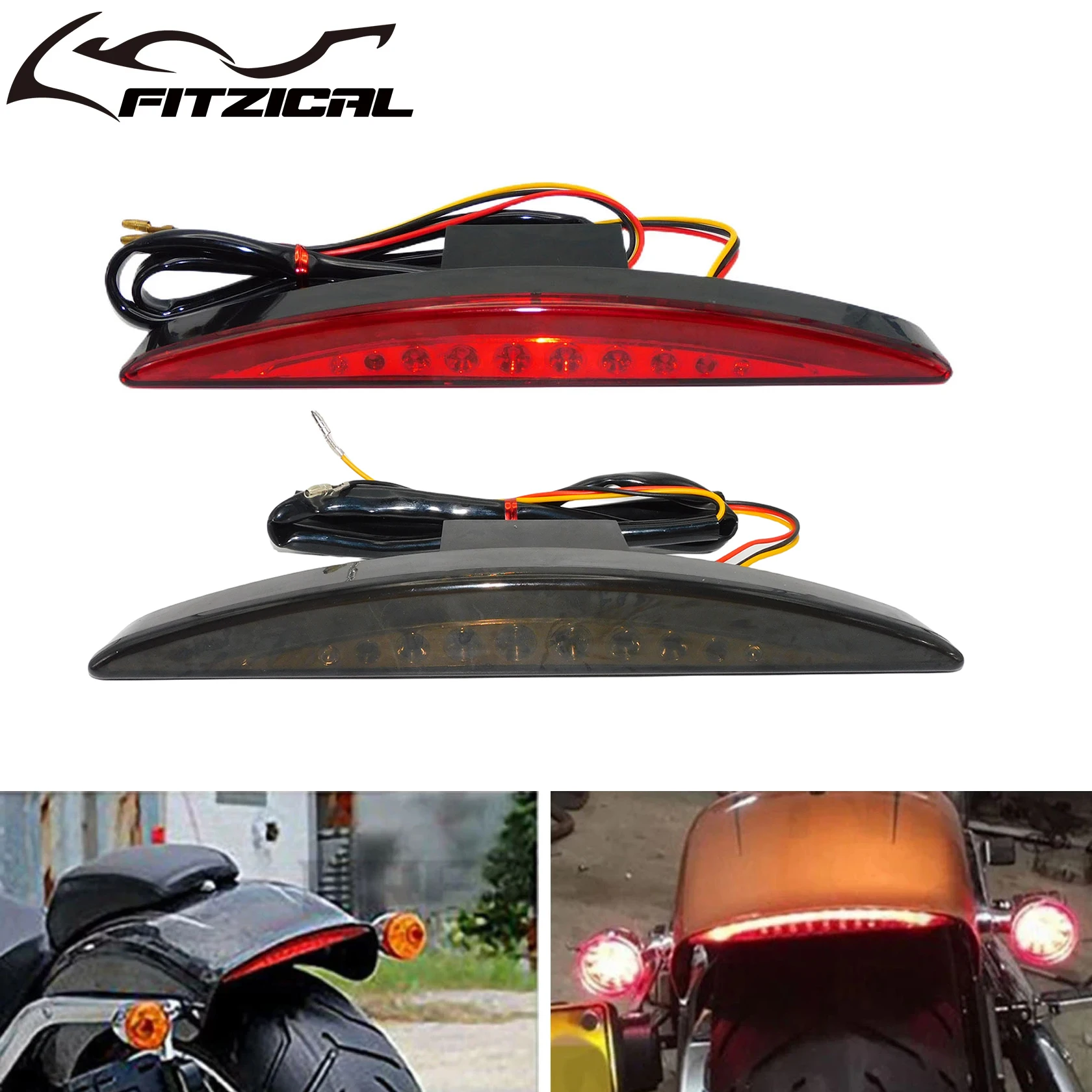 Motorcycle-Rear-Fender-Tip-Brake-LED-Tail-Light-Running-Light-For ...
