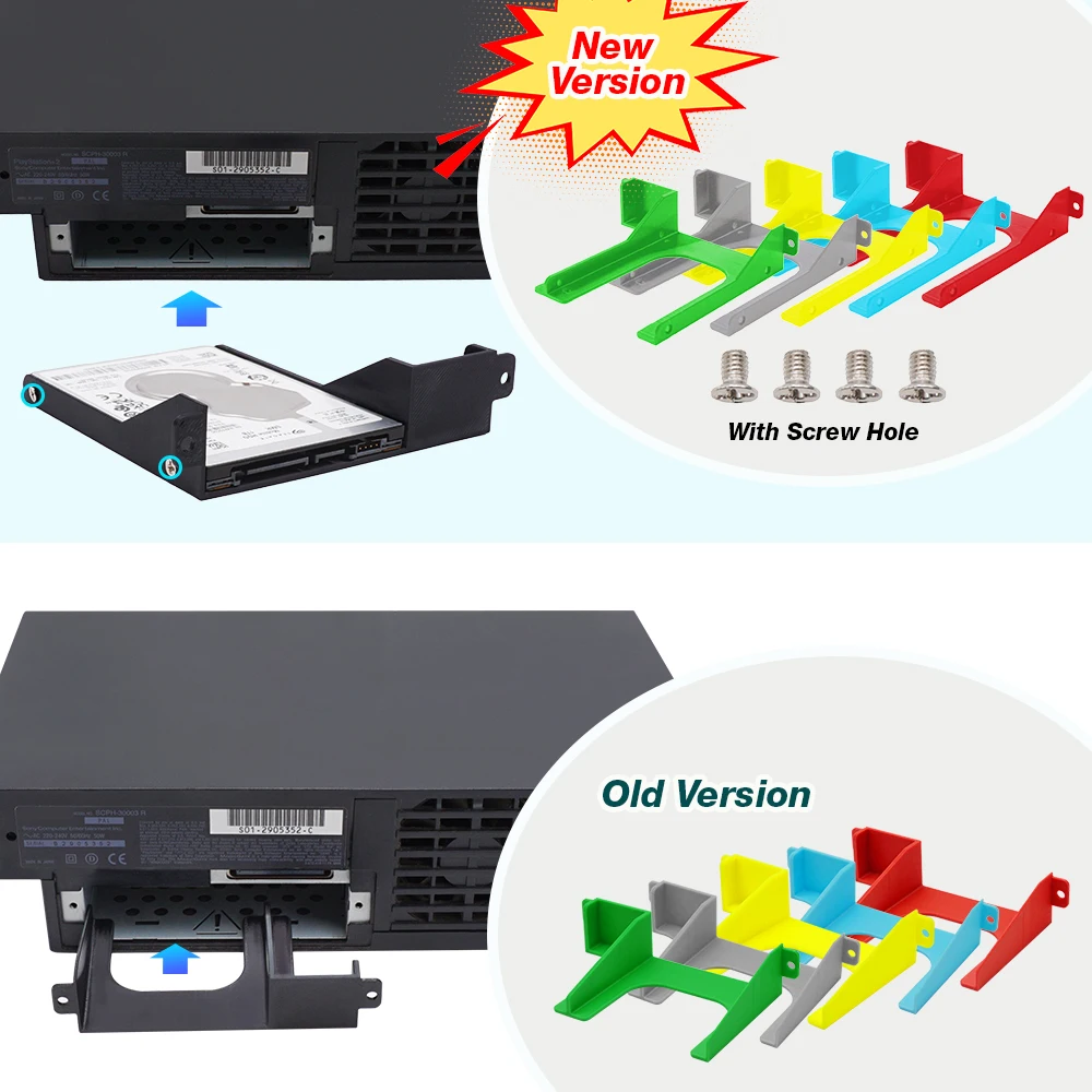 2.5'' Hard Drive Bracket For PS2 SATA Network Adapter 3D Printed Stand ...