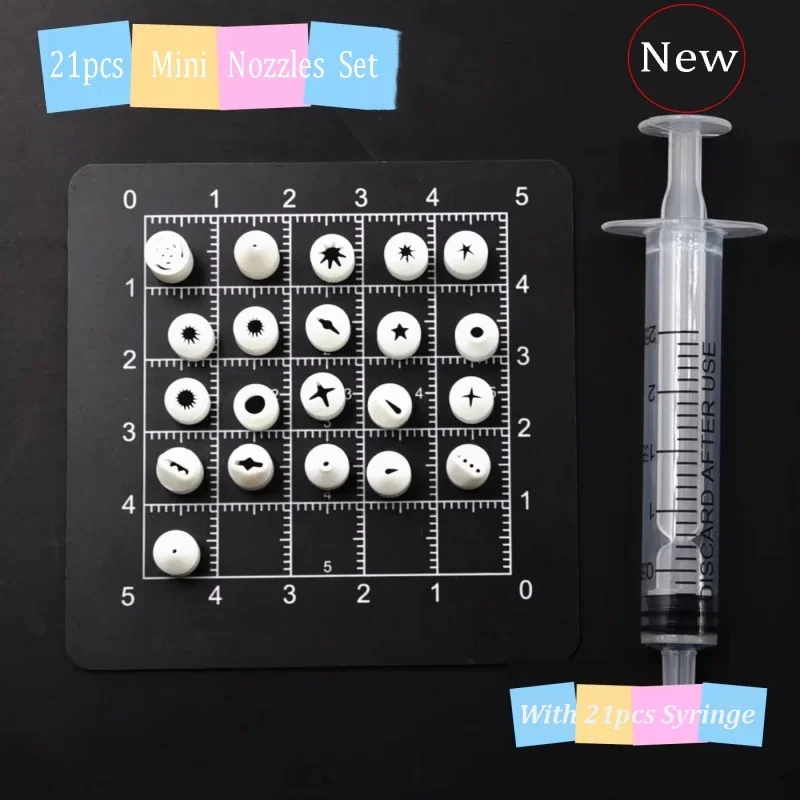 Polymer-Clay-Tool-Mini-Nozzle-Set-Cake-Decorating-Cream-Dessert-Food ...