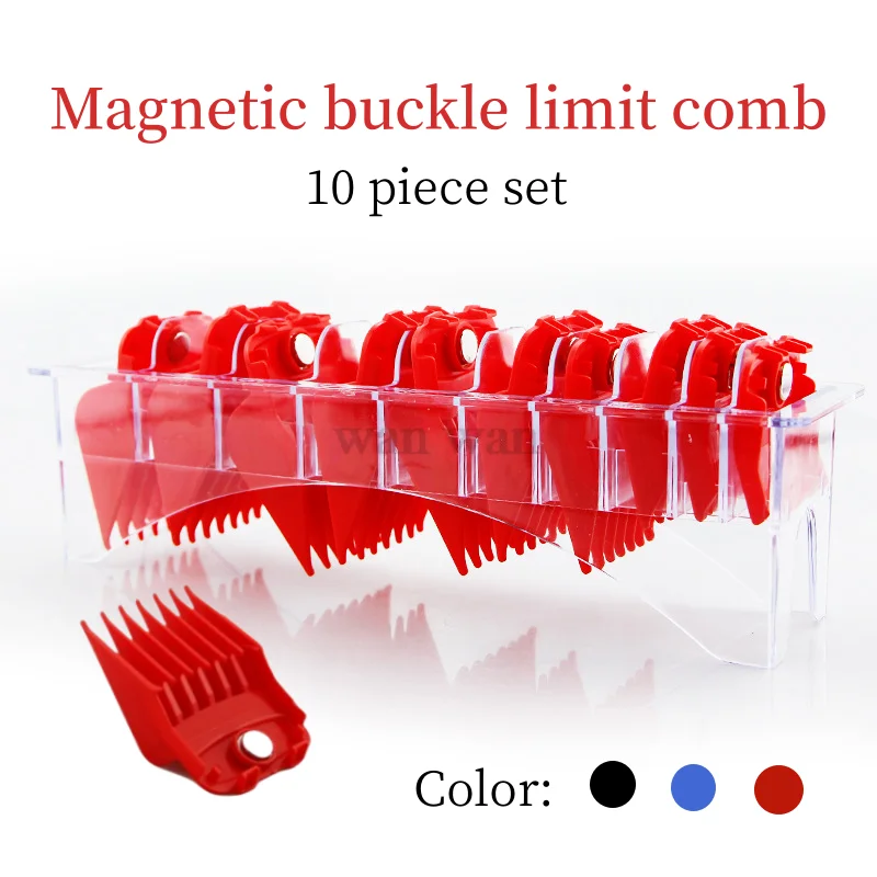 10Pcs-Set-Limit-Comb-For-Wahl-Hair-Cutting-Machine-Clipper-Guard-Barber ...