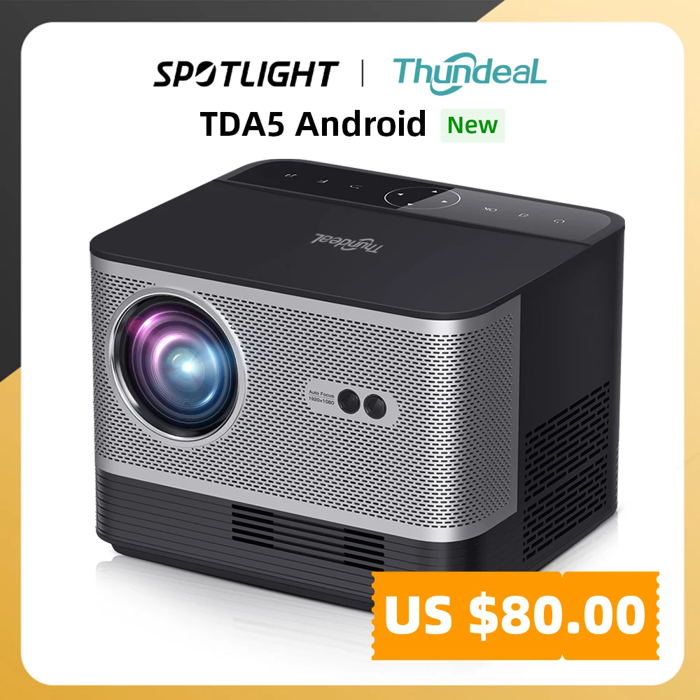 ThundeaL-TDA5-FHD-Portable-Projector-Full-HD-1080P-4K-WiFi-Android-Mini ...