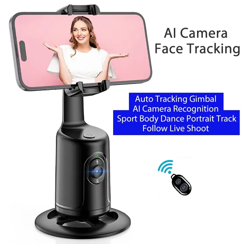 P01-Auto-Tracking-Shooting-Gimbal-AI-Camera-Recognition-Body-Face-Track-360-Rotation-Intelligent ...
