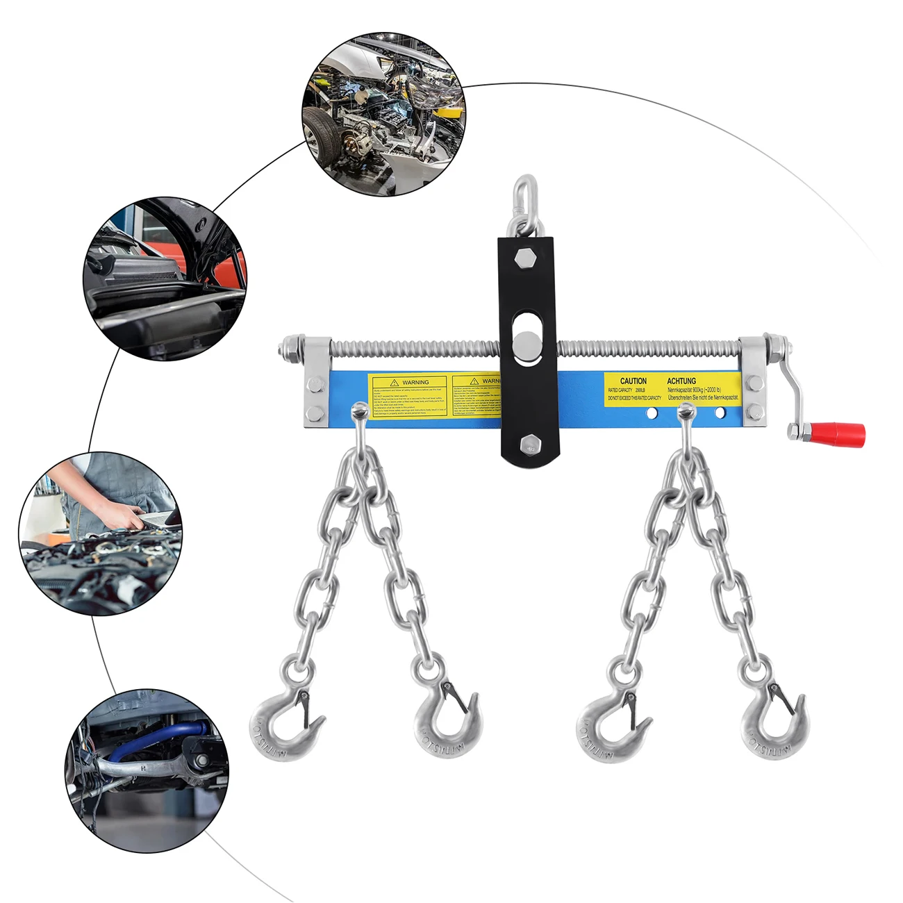 Samger-900KG-Balance-Frame-Crane-Motor-Engine-Balancer-For-Automobile ...