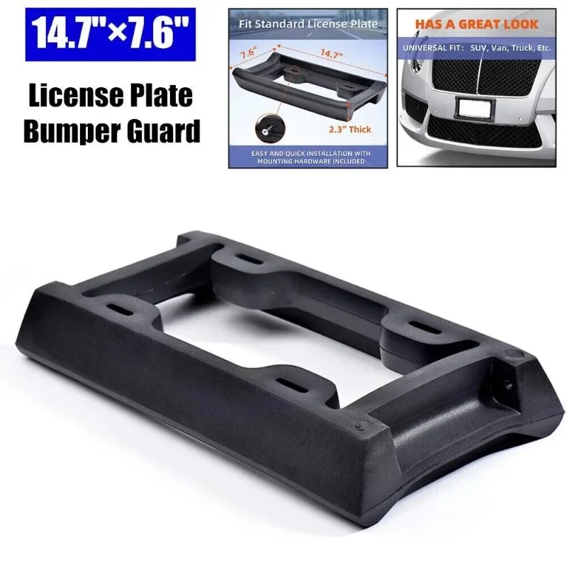 ELECTRAPICK 1pcs License Plate Cover Frame Front Protective Crashproof ...