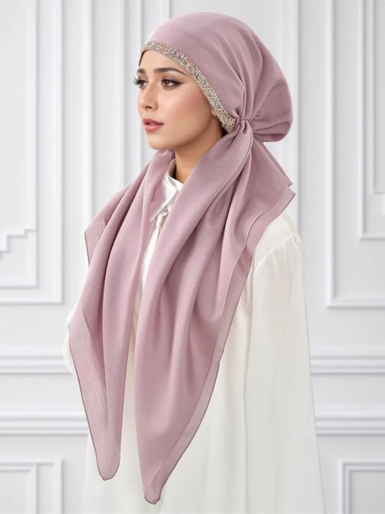 Hijabs Muslim Islamic Scarf Scarves For Woman Long Underscarf Moslima ...