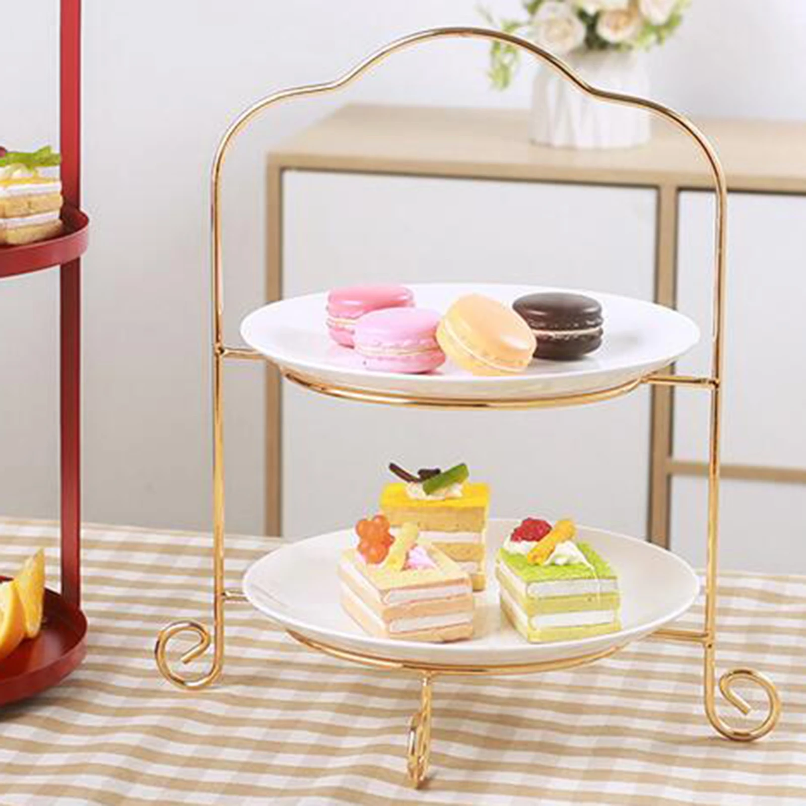 Metal-Tiered-Cake-Serving-Rack-Cake-Stand-For-Home-Party-Decor-Dessert ...