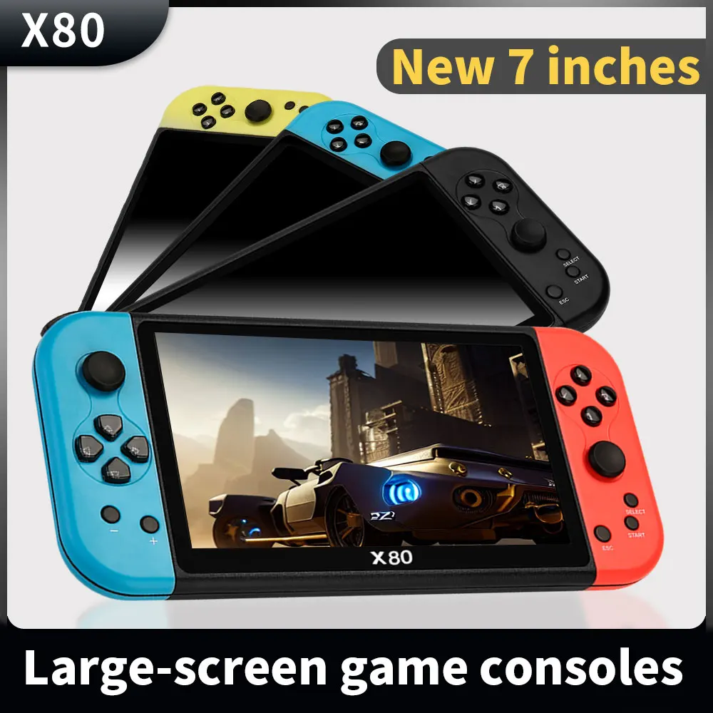 X80-Groot-Scherm-Gameconsole-7-Inch-Tft800-480-Hd-True-Kleurenscherm ...