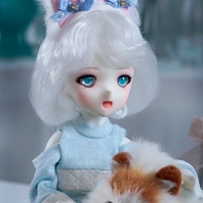 SQ Lab Moe Chibi 1/6 BJD SD Resin Model Baby Girls Boys Dolls Free Eyes ...