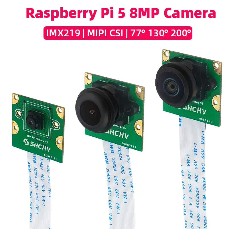 Raspberry-Pi-5-8MP-Camera-IMX219-Sensor-77-130-200-FOV-Fisheye-MINI-CSI ...