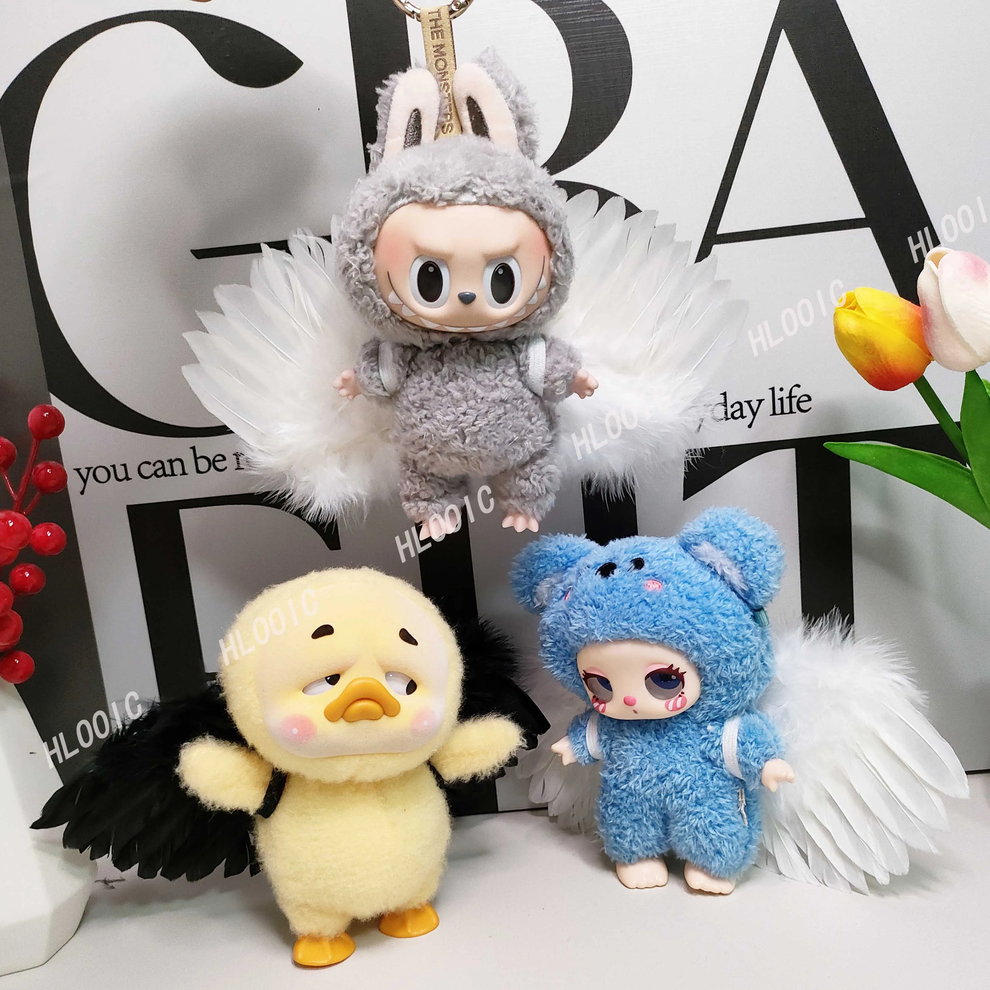 Little Angel Wings for Labubu doll accessories UpsetDuck Liila EXO Plus ...