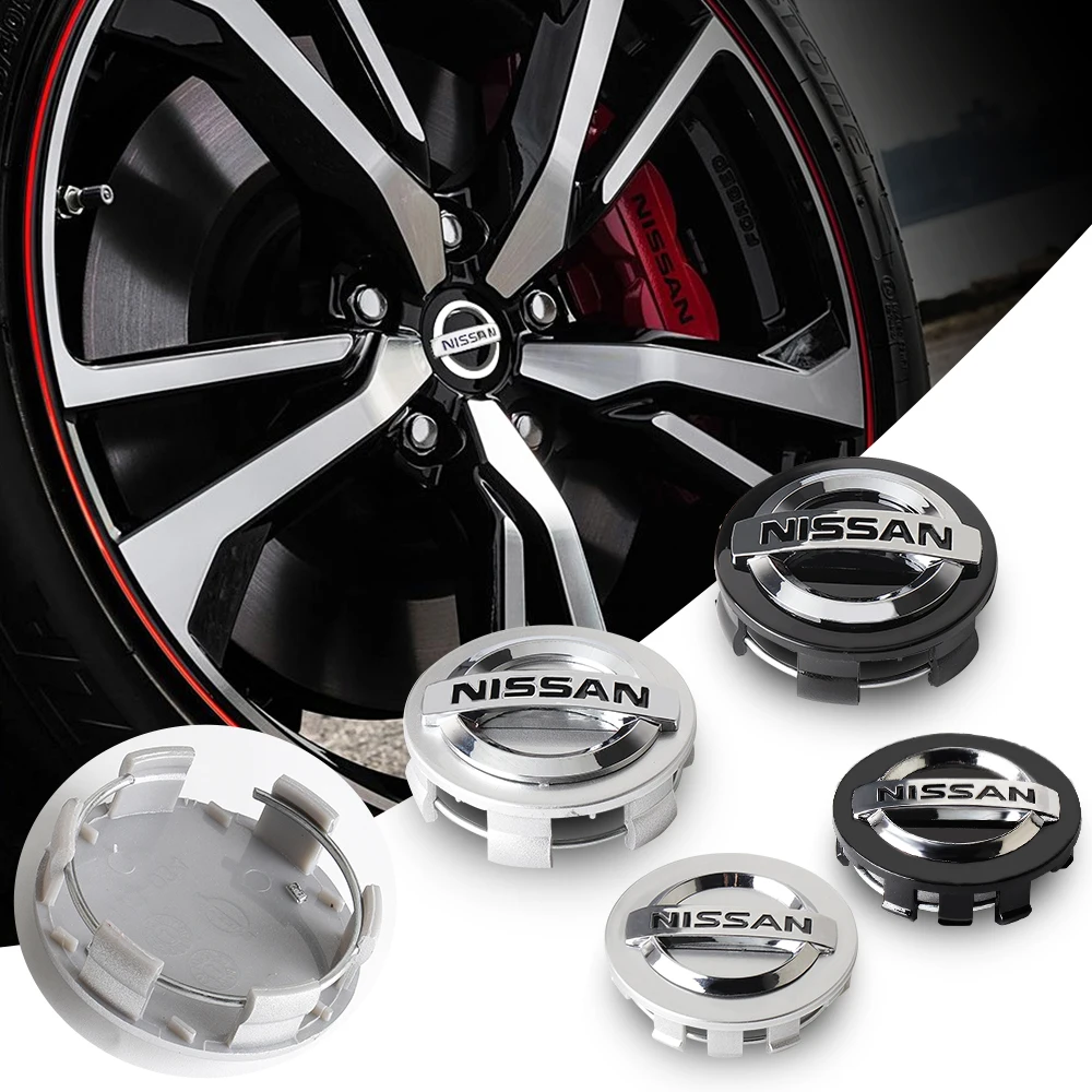 4Pcs-54-60mm-Original-Car-wheel-Hub-Center-Caps-Rim-Cover-For-Nissan-X ...