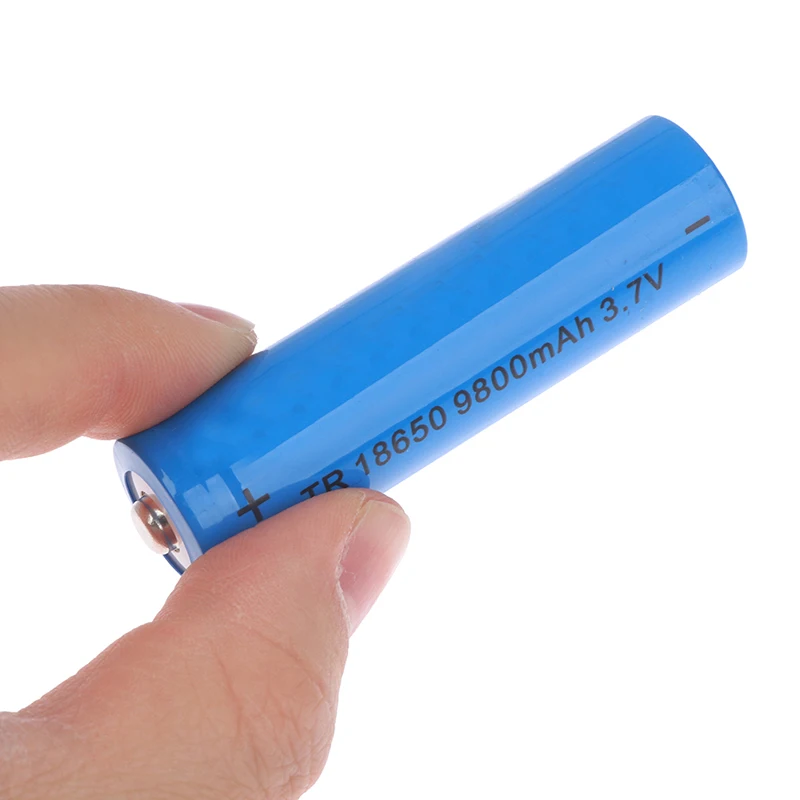 1Pc 18650 Battery 3.7V Large Capacity Of Rechargeable Battery 9800mAh Rechargeable Battery For ...