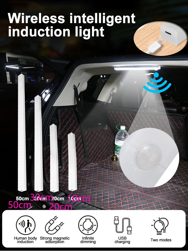 Car-Sensor-Light-Strip-Bar-Lamp-Led-Wireless-Sensor-Light-for-Floor ...