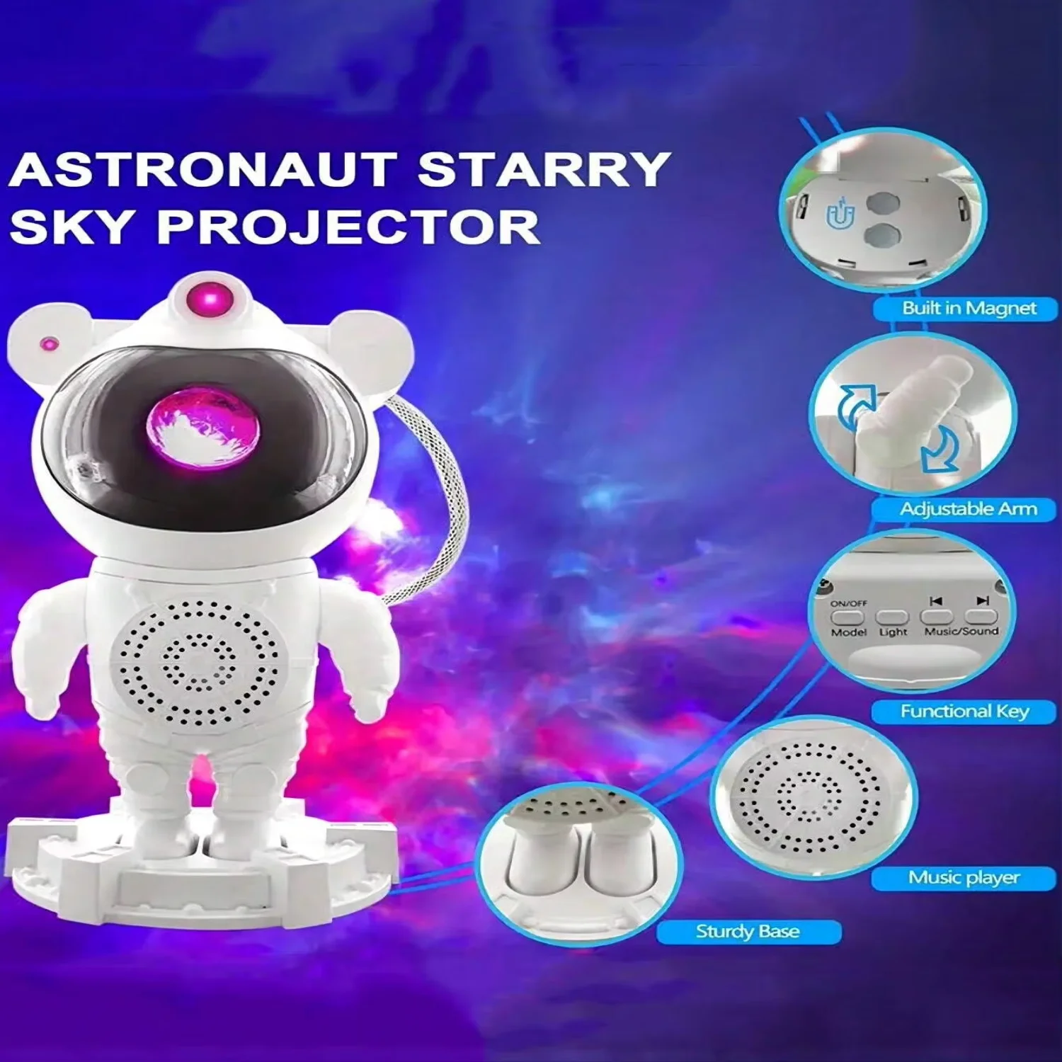 Star-DIY-Projector-Night-Light-Astronaut-Nebula-Lighting-starry-sky ...