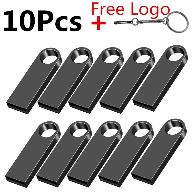 Clé Usb Étanche Avec Logo, 4/8/16/32/64 Go, 10 Pièces/lot, Disque ...