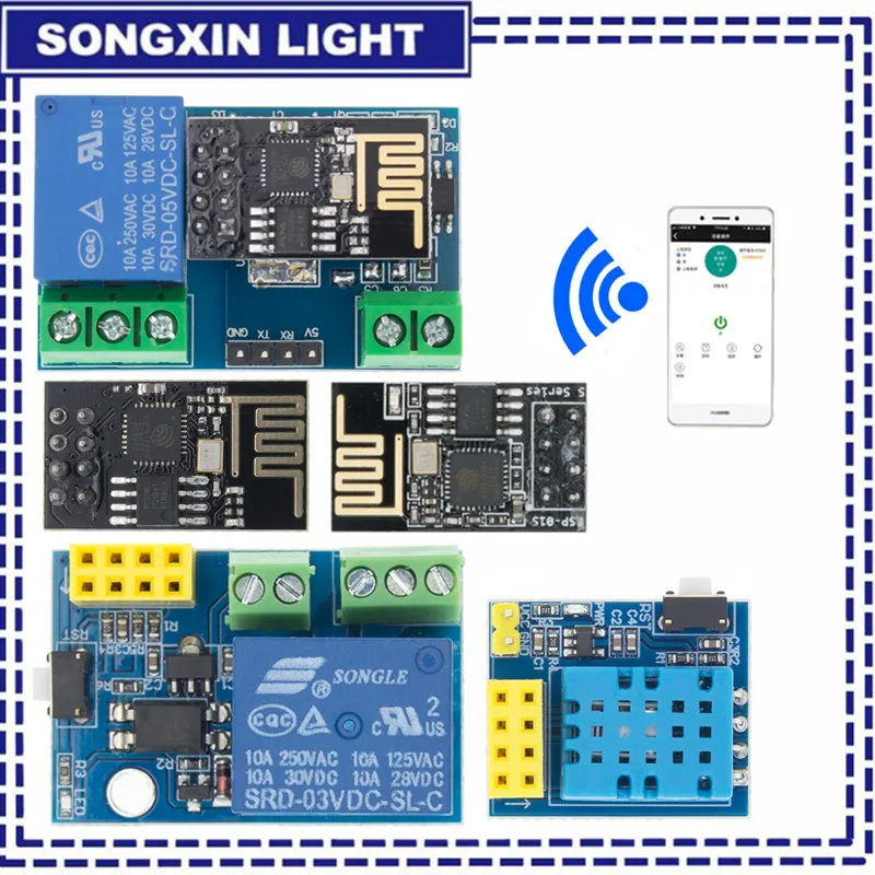 M-dulo-de-rel-WiFi-ESP8266-5V-DS18B20-DHT11-RGB-LED-controlador-cosas-hogar-inteligente ...