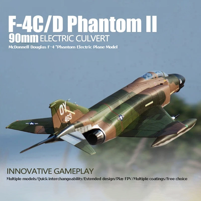 Freewing-Model-F-4-Phantom-II-Ghost-90mm-Culvert-Simulation-Model ...