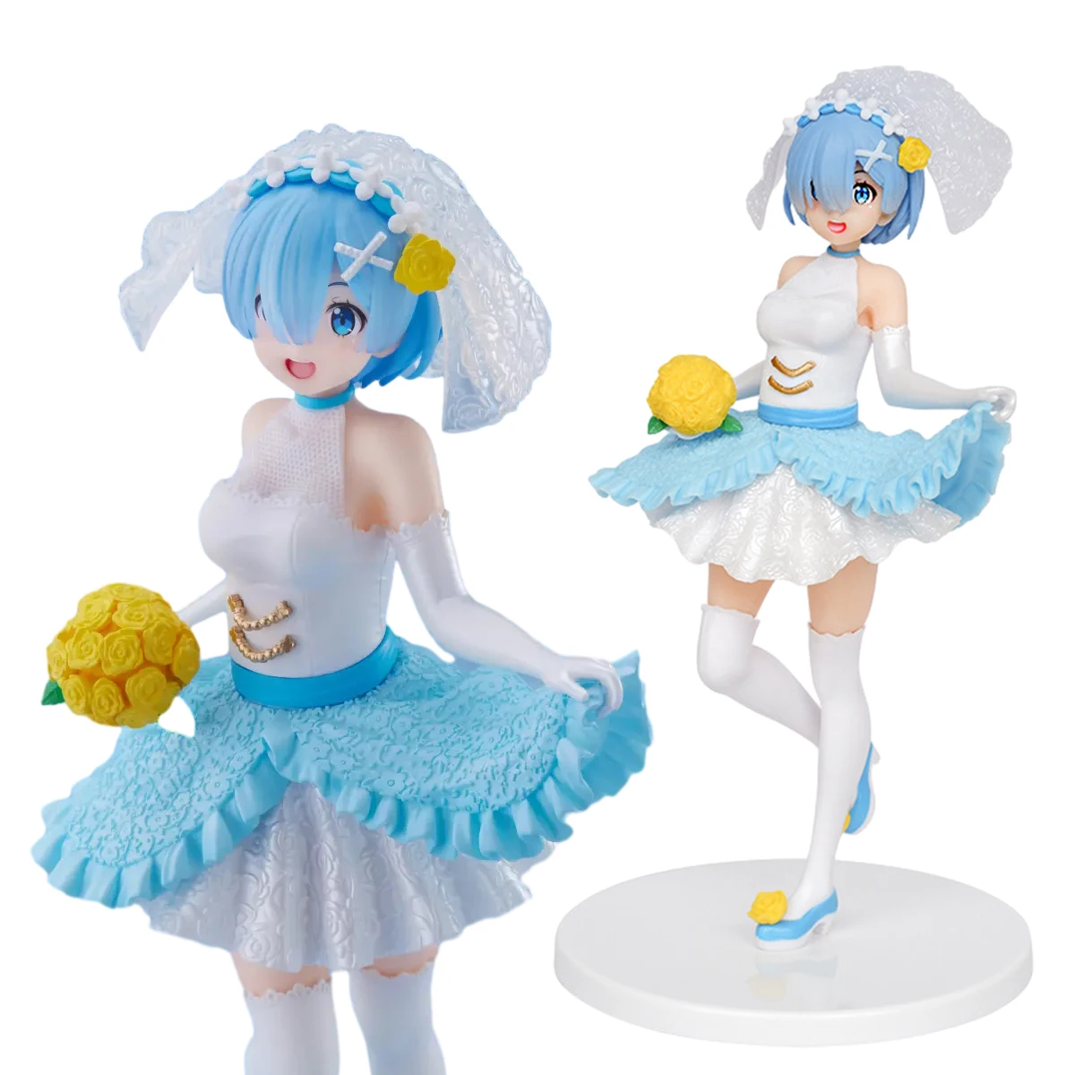 Figura-Anime-Rem-Bride-modelo-de-casamento-azul-cole-o-Toy-Re-Zero ...