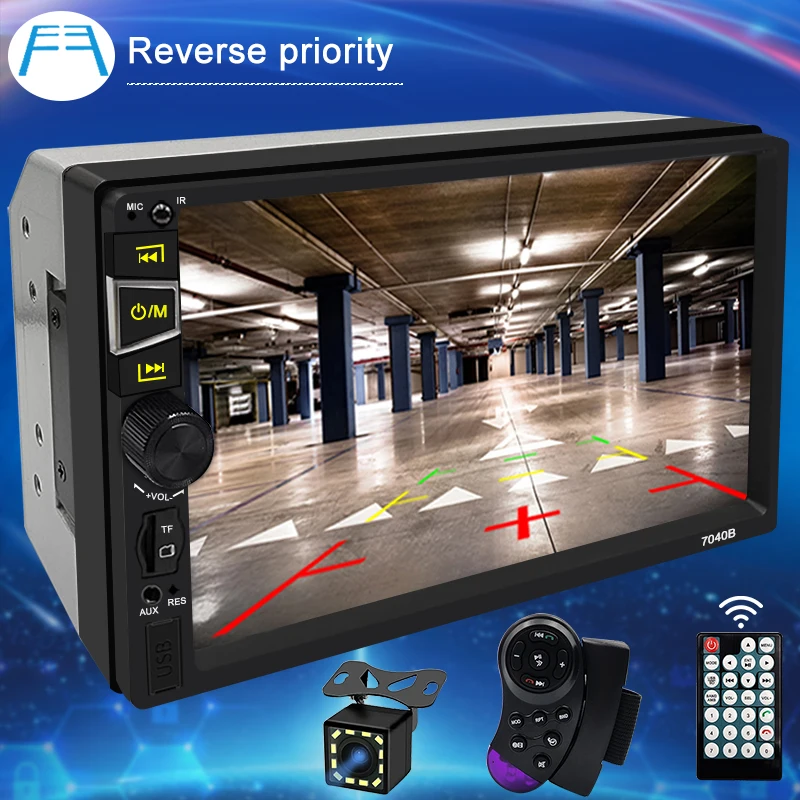 2din-7inch-Car-Radio-CarPlay-And-Android-Auto-Car-Stereo-Bluetooth-FM ...