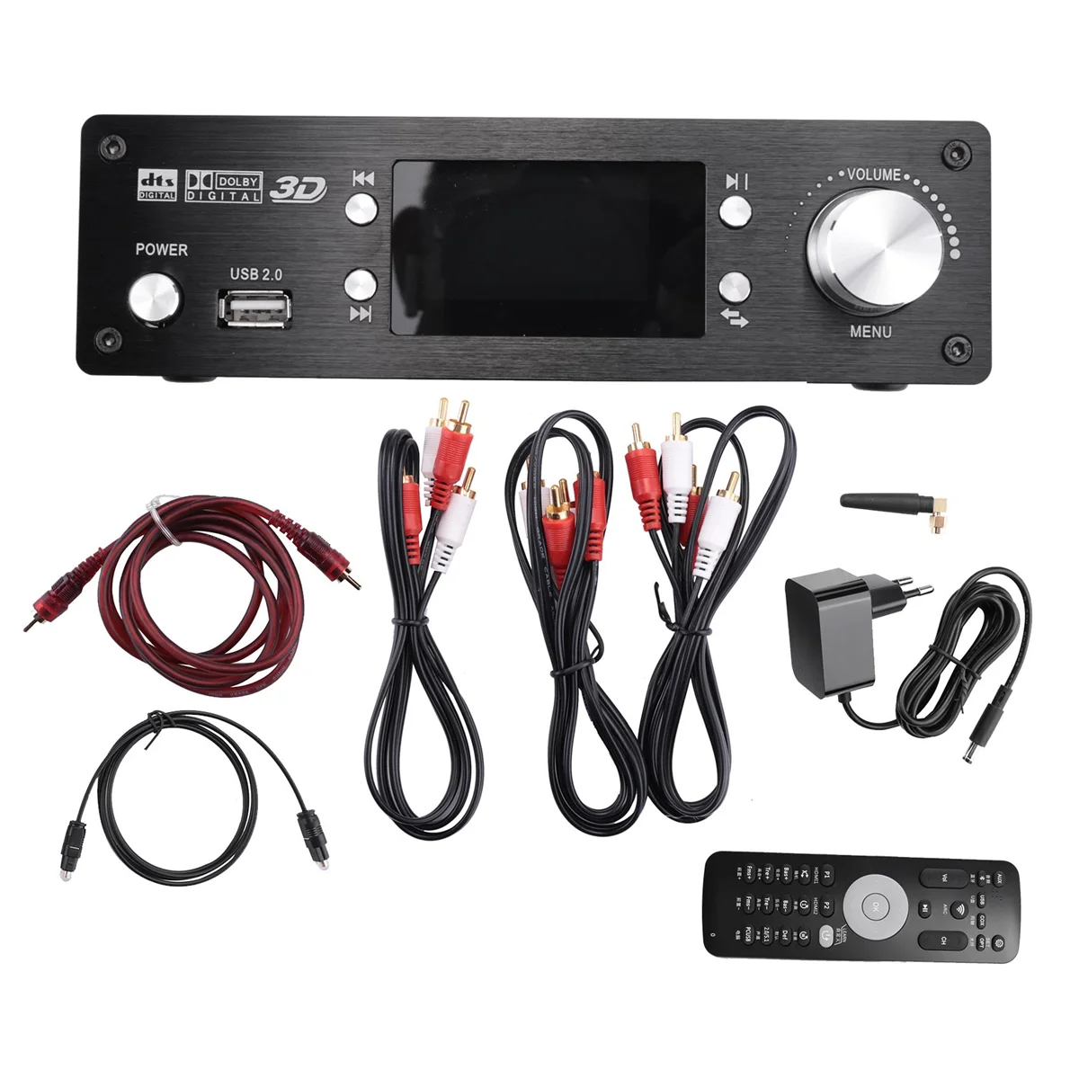 Decodificador de Audio HD920B 5.1CH, receptor DAC DTS Bluetooth 5,0 para DOLBY Atmos 4K ...