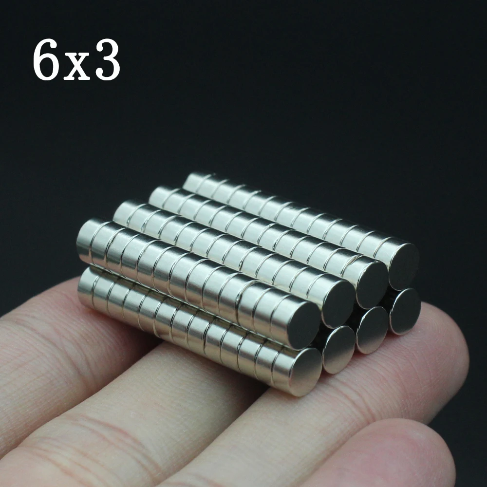 20-500pcs-6x3mm-Small-Disc-Magnets-6mm-x-3mm-N35-Rare-Earth-NdFeB-Round ...