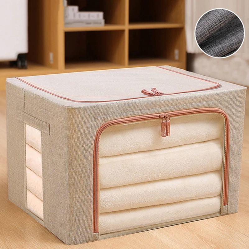 Foldable Quilt Organizer Storage Organizers Clothes Blanket Box Large ...