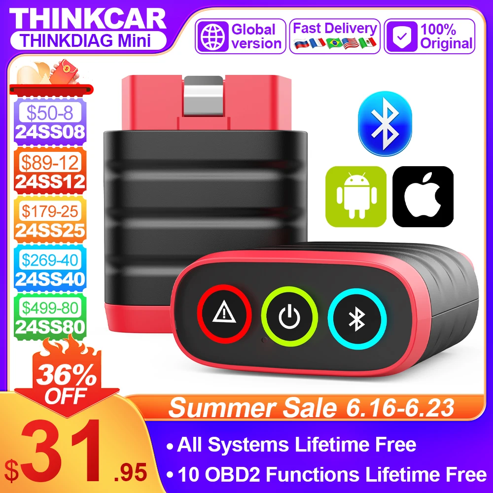 THINCKAR-THINKDIAG-MINI-OBD2-Scanner-Diagnostic-Tool-OE-Full-System-Car ...