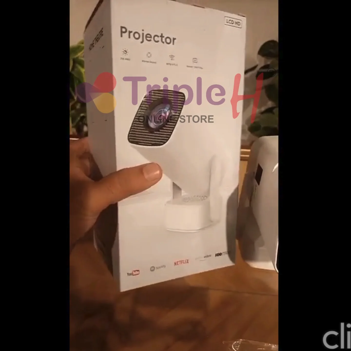 Triple H P30 Pro Projector 4K Android 11 Smart Portable P30 Pro ...