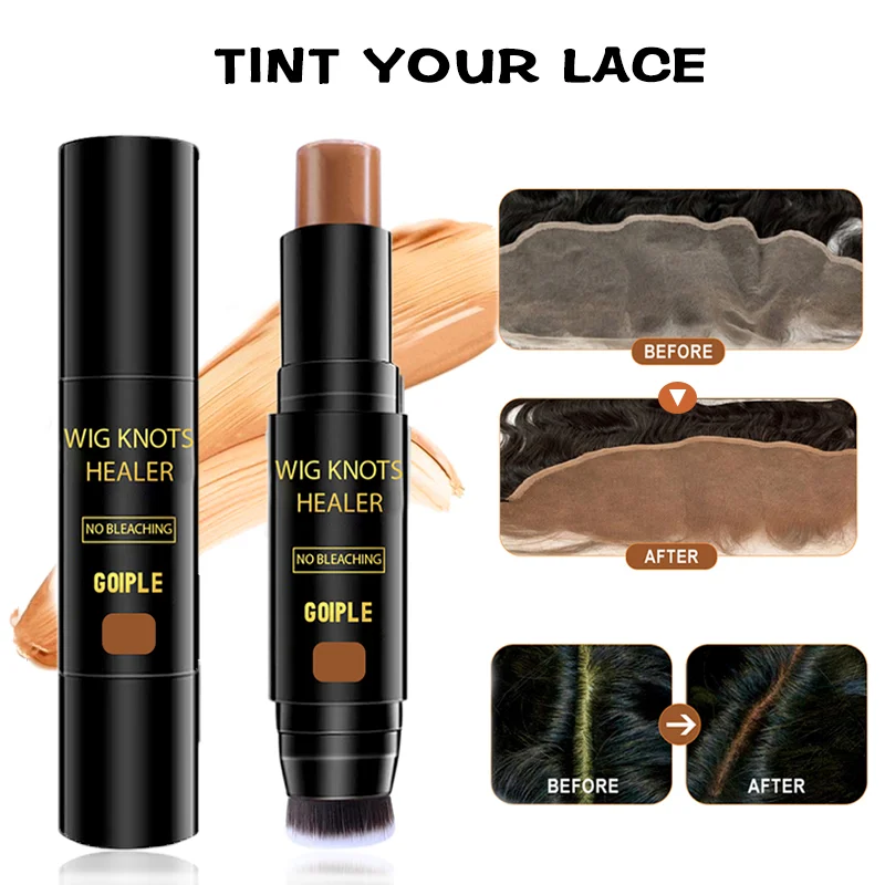 GOIPLE Hairline Grids Hide Color Spray Natural Wig Knots Healer Tools ...