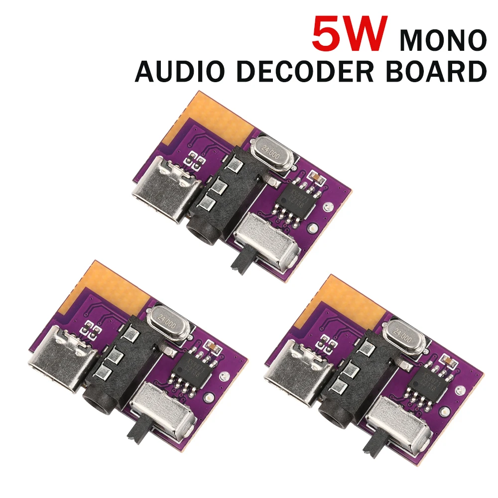 1-3Pcs-5W-Bluetooth-Decoder-Module-Dc3-5V-5V-Mono-Audio-Amplifier ...
