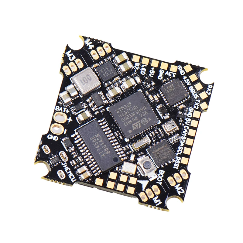 Jhemcu Ghf412aio 2-4s Mpu6000 F411 Flight Controller Blhelis 12a 4in1 ...