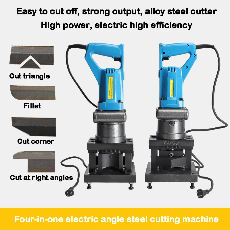 Electric-Hydraulic-Hole-Puncher-Angle-Iron-Channel-Machine-Electric ...