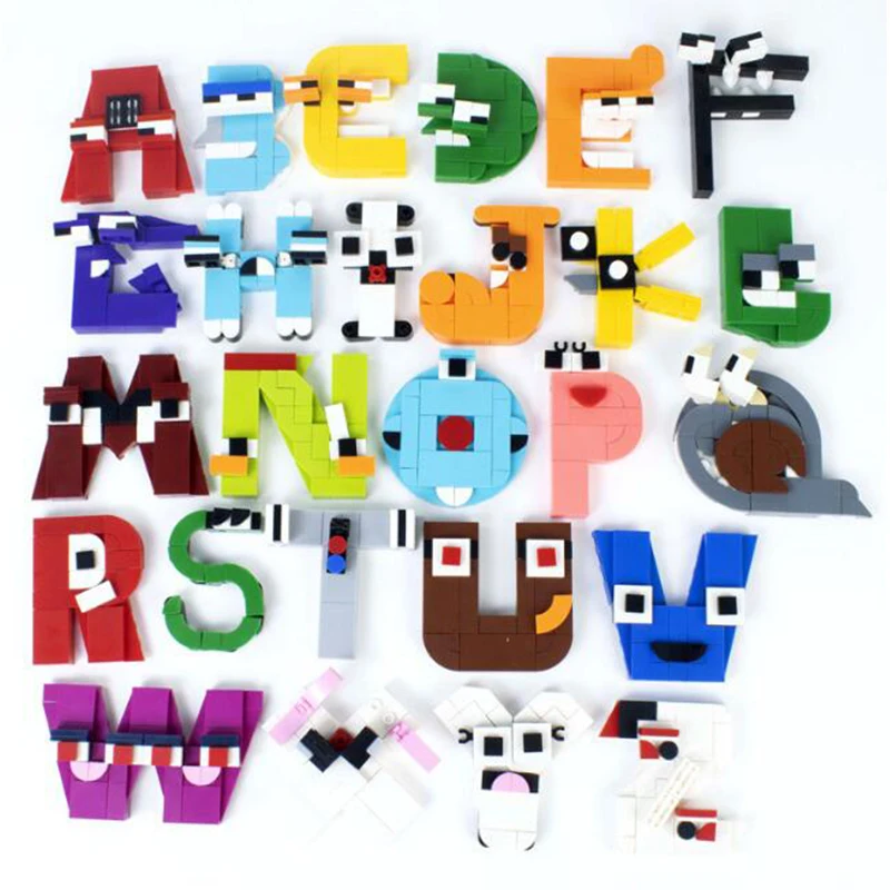 26-Style-Alphabet-Building-Blocks-English-Letters-Lore-Puzzle-Alphabet ...