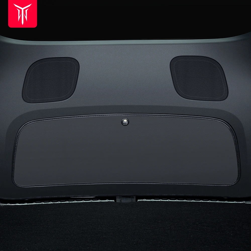 YZ For Tesla Model Y Trunk Leather Protective Anti-dirty Pad For Tesla ...