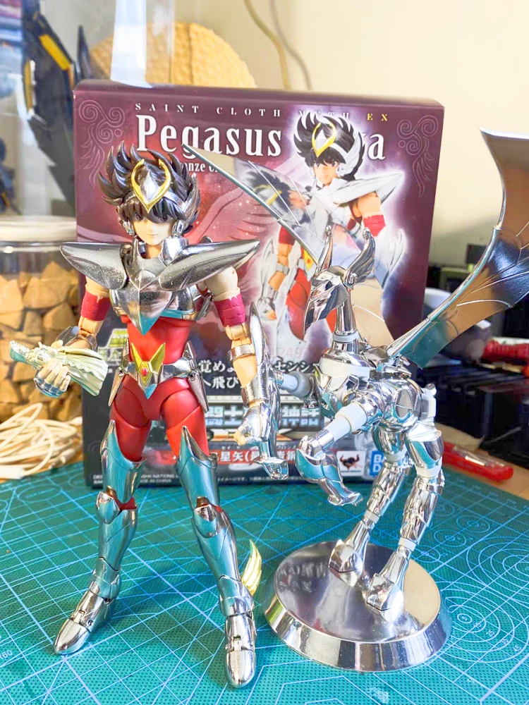 17cm Original Bandai Saint Seiya Myth Cloth Final Bronze Pegasus Seiya ...