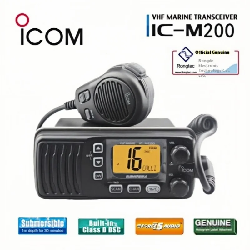 ICOM-IC-M200-VHF-R-dio-Marinha-25W-ICM200-imperme-vel-Handheld-Mobile ...