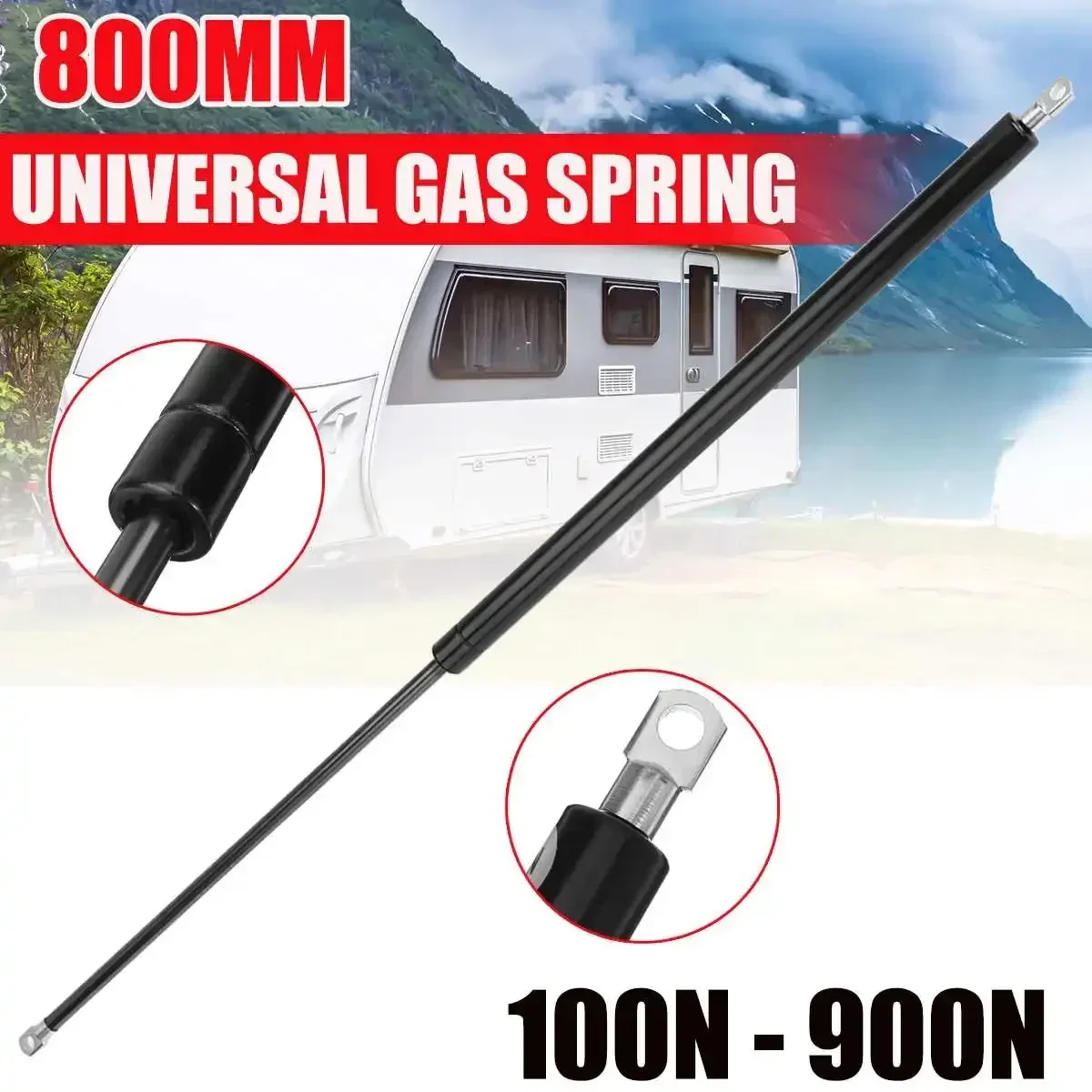 2pcs-800mm-150-900N-Gas-Strut-Bars-Gas-Spring-Hood-Rod-Shock-Lift-for ...