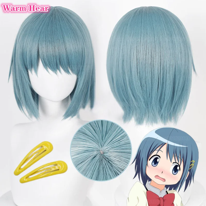 Miki-Sayaka-Cosplay-Wig-Anime-Puella-Magi-Madoka-Magica-30cm-Blue-Gray ...