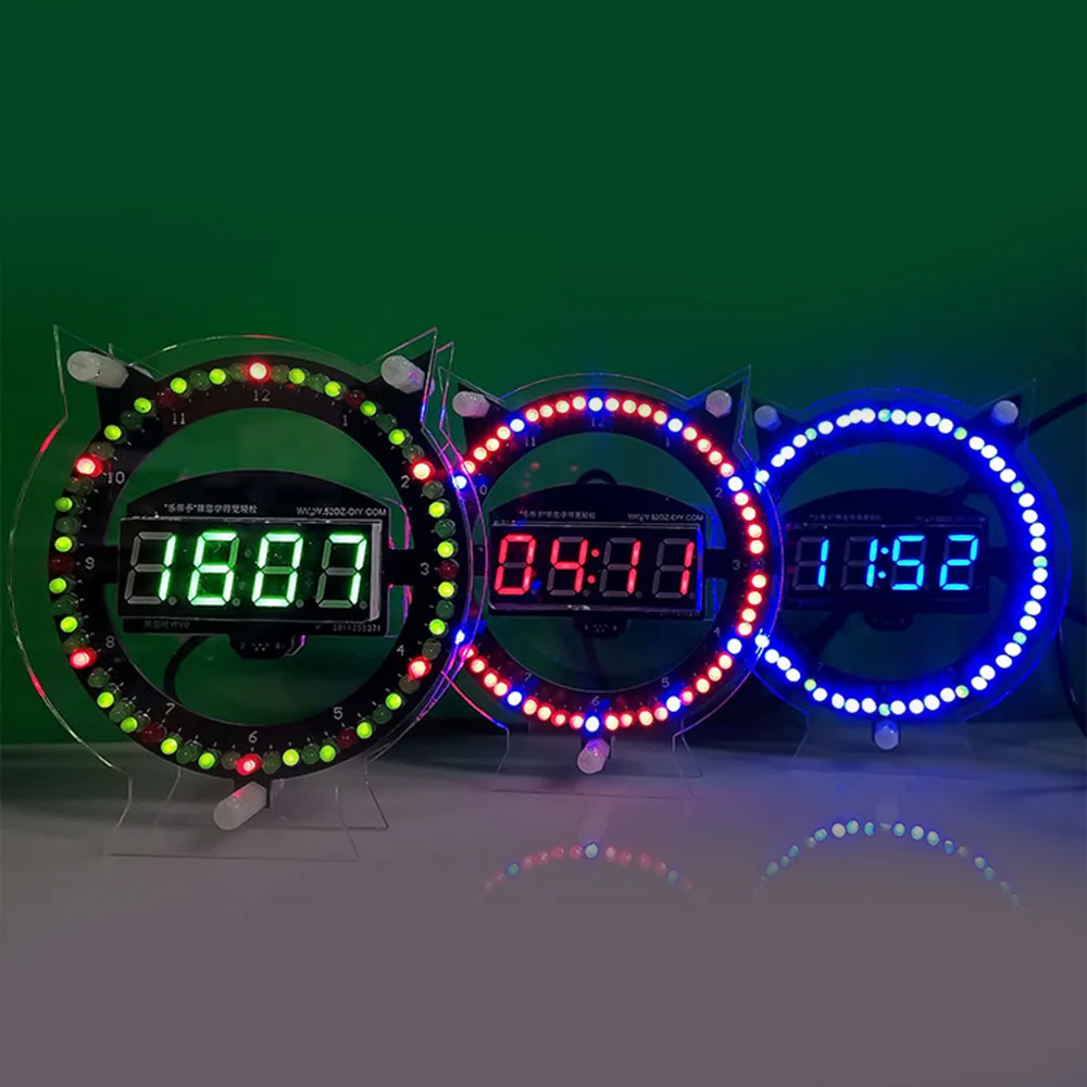 DIY-Digital-LED-Display-Module-Alarm-Electronic-Digital-Clock-Kit-DIY ...