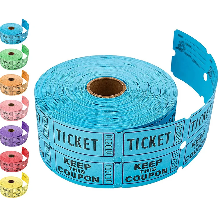 Raffle Tickets for Events - 200pcs Lottery Tickets with Numbers - Fun ...