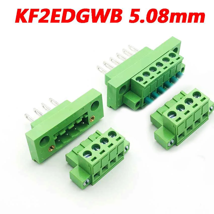 2EDG 5.08 2/3/4/5/6/7/8/9/10/12Pin Right Angle Line Terminal Plug Type ...