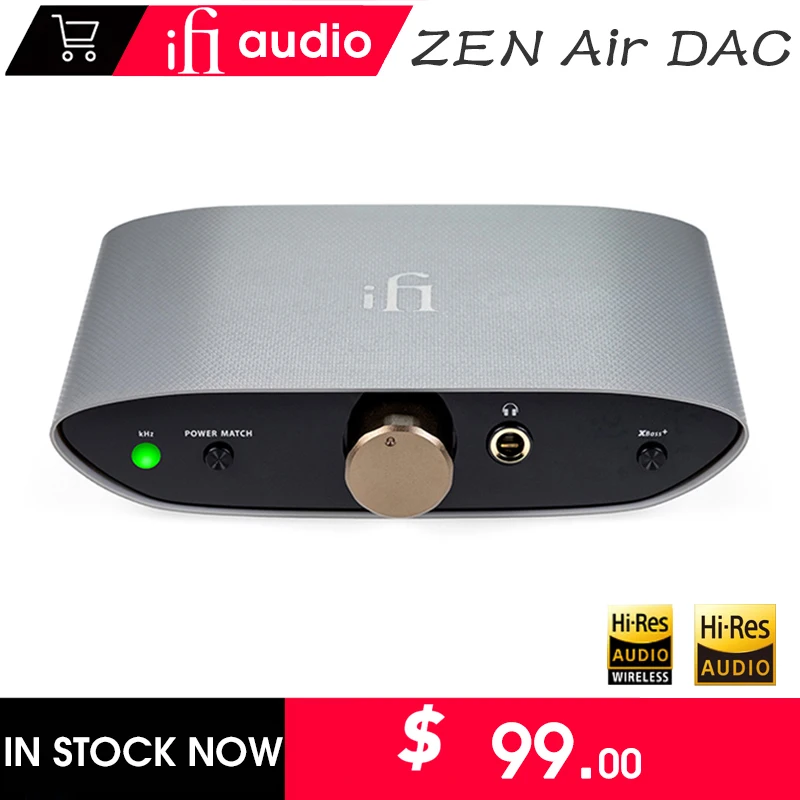 IFi ZEN 에어 DAC 데스크탑 밸런스드 USB 디코더 앰프, PC 하이파이 올인원 머신, 전문 오디오 사운드 장비 ...