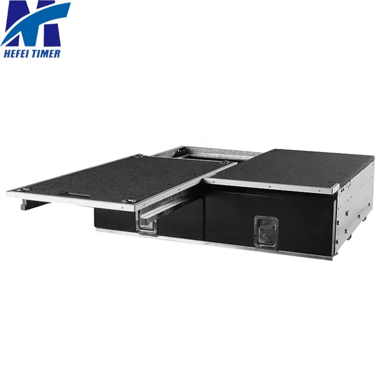 New-Brand-Aluminum-Storage-Box-4X4-Rear-Drawers-Aluminum-Black-Box ...