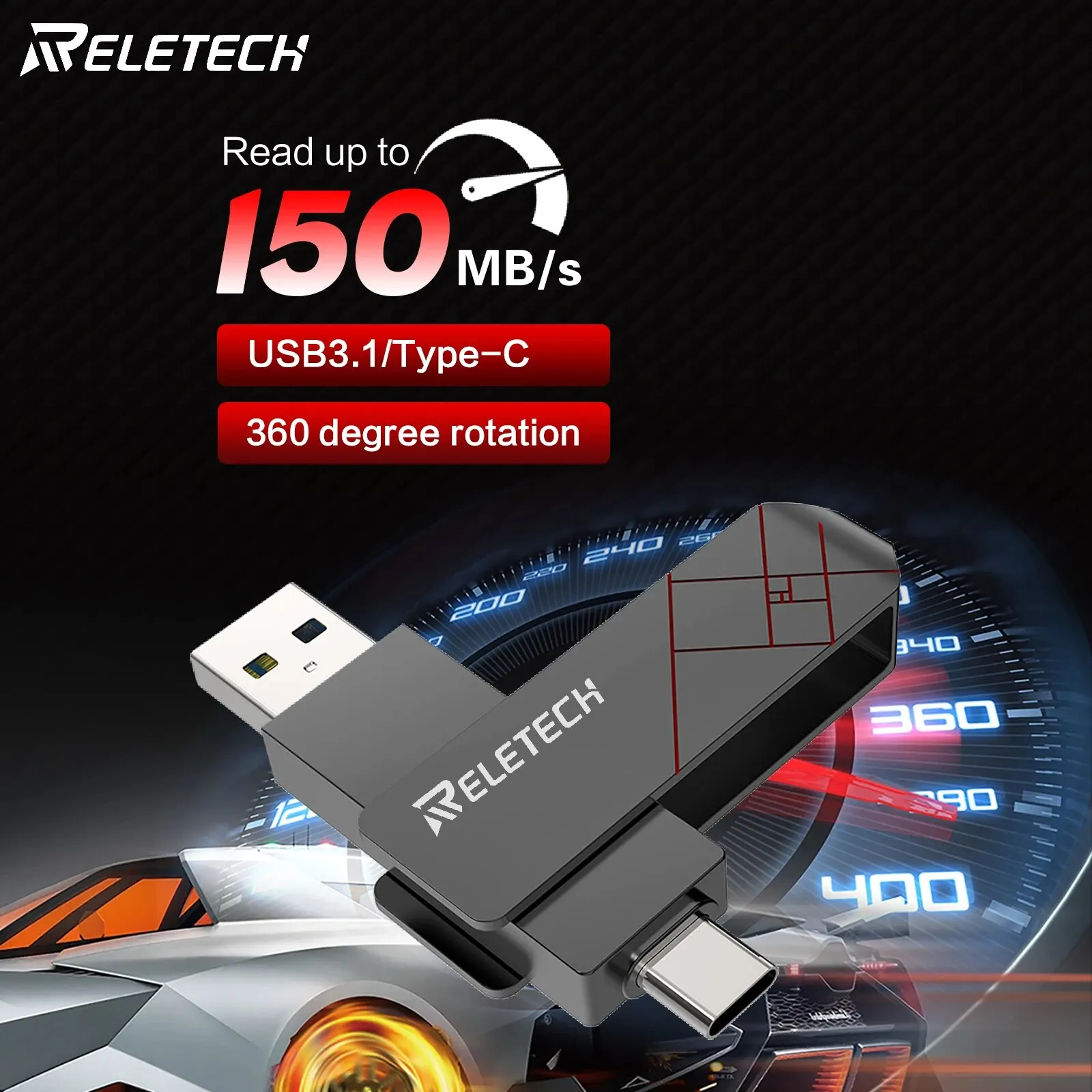 Reletech-Z10-3-1-USB-Flash-Drive-2in1-USB3-1-Tpye-C-High-Speed-128GB ...