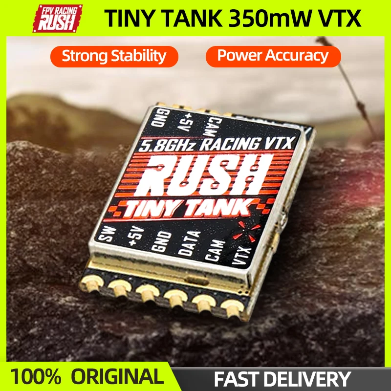 RUSHFPV-RUSH-TINY-TANK-Nano-VTX-5-8GHz-48CH-350mW-Analog-FPV-Video ...
