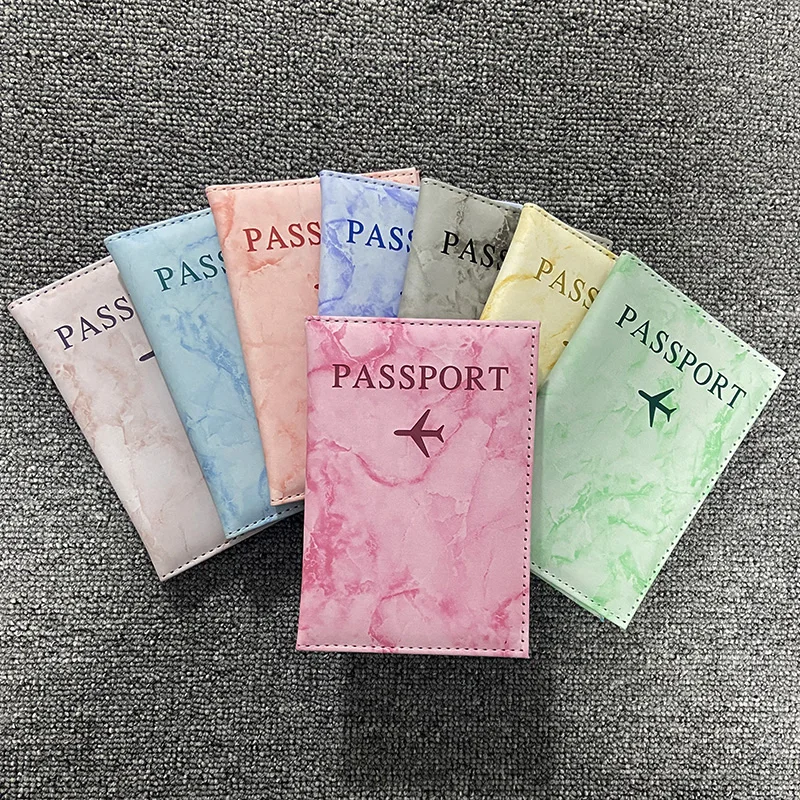 Personalized Customize Pink Passport Cover with Names Women Customized ...