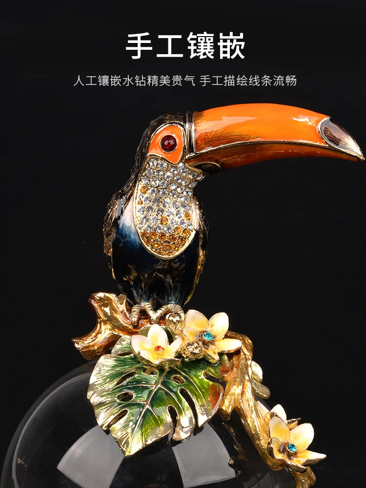 Modern-luxury-enamel-crystal-ball-ornaments-home-accessories-living ...