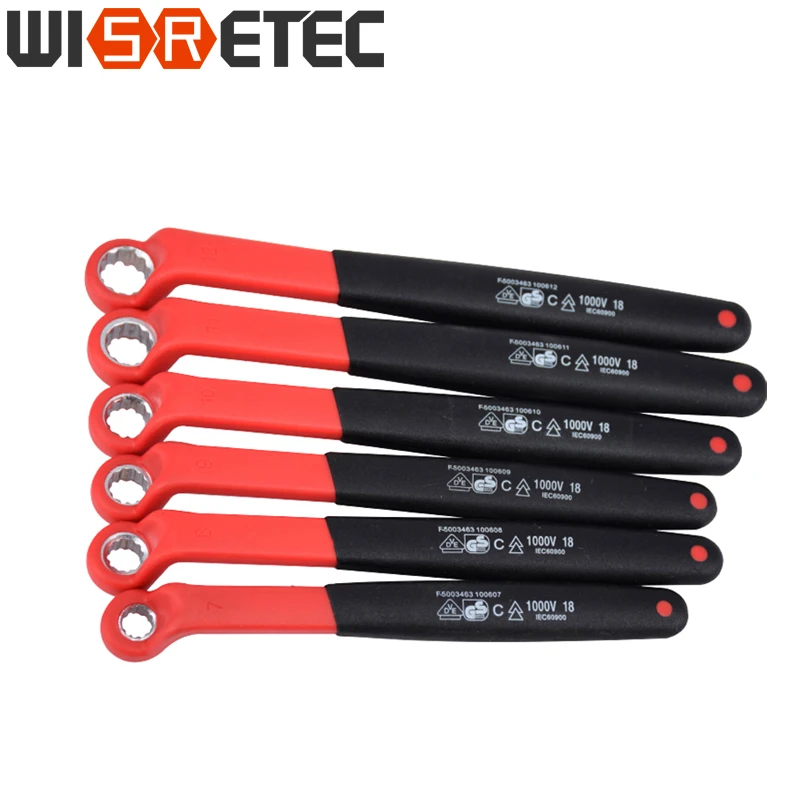 1000v High Voltage Insulator Insulated Offset Box End Wrench Iec60900 ...