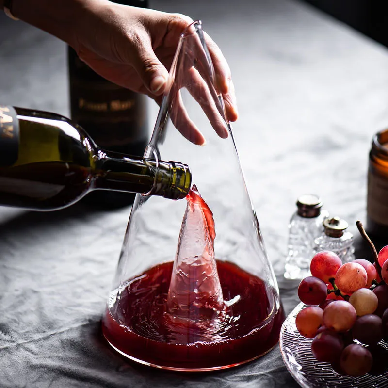 Unique Borosilicate Glass Red Wine Decanter, Wine Carafe, Fast ...