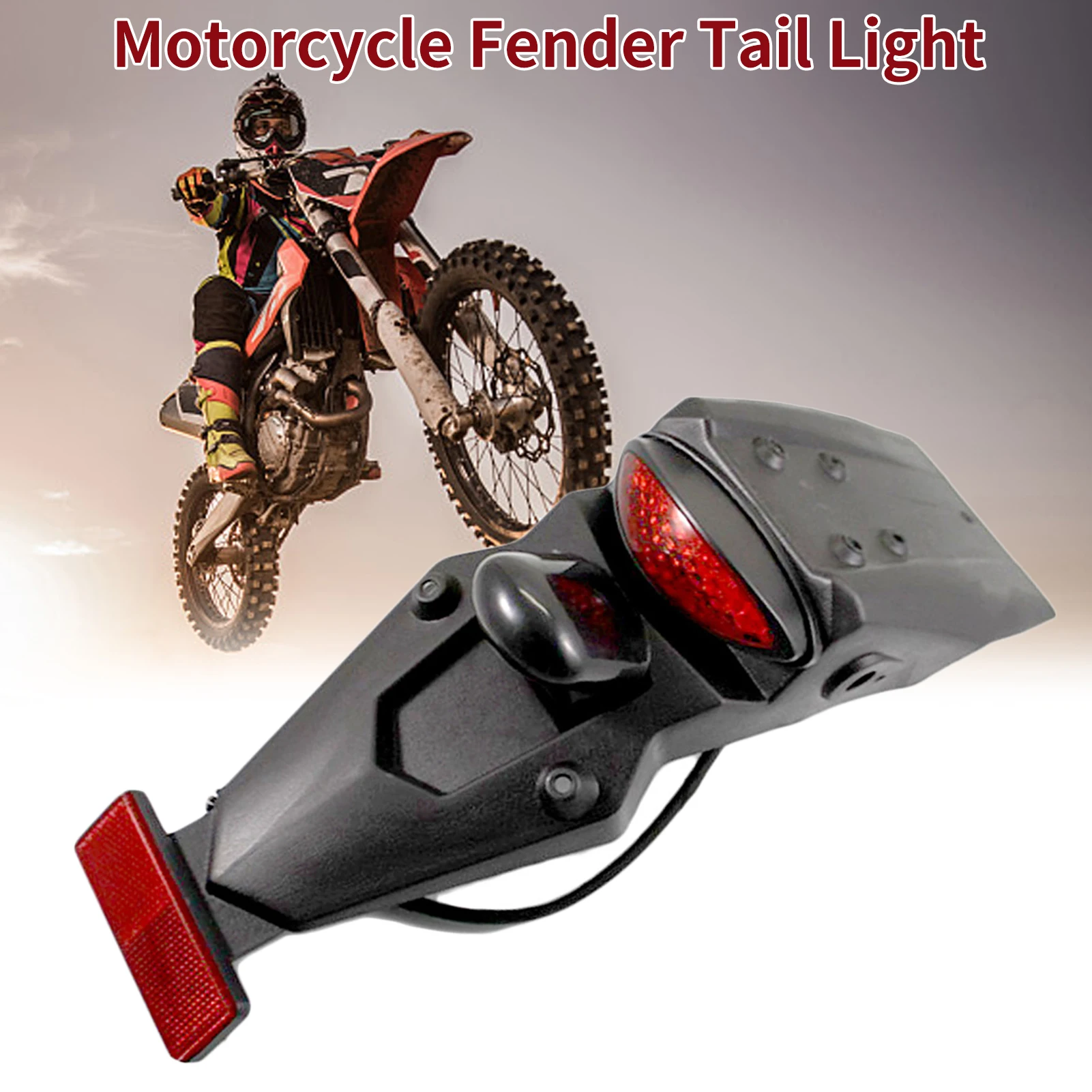 Motorcycle-Fender-Tail-Light-12V-Rear-Fender-LED-Tail-Light-Brake-Stop ...